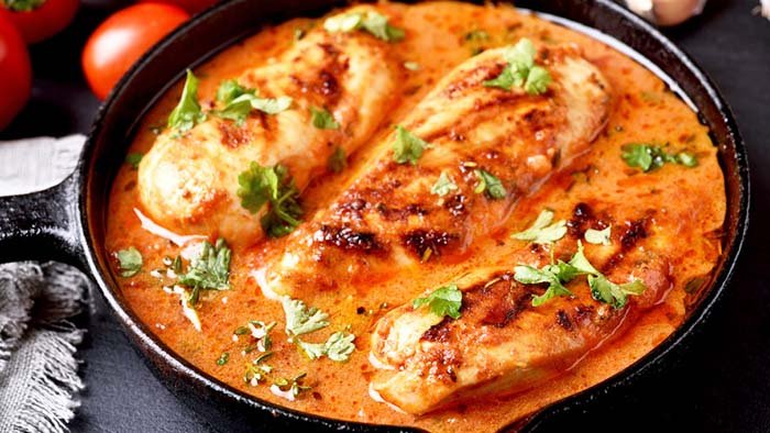 Poulet Sauce à La Crème Et Tomates Recette Special